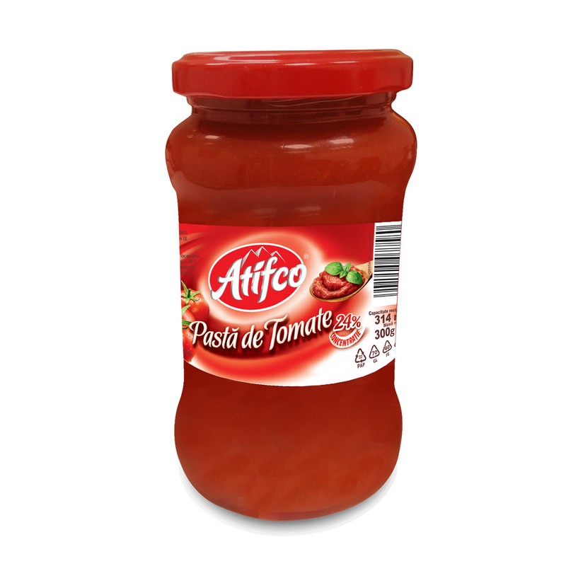 Pastă de tomate 24% 314g – Atifco