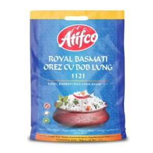 Orez Royal Basmati cu Bob Lung 1121 5kg – Atifco